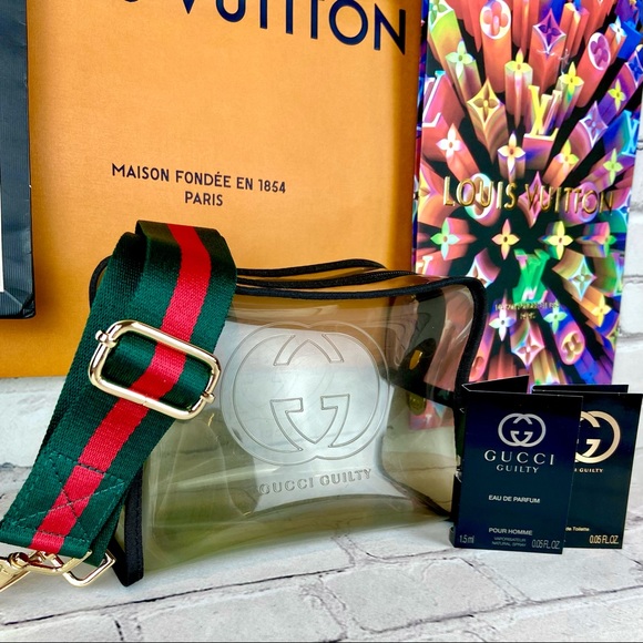 Gucci | Bags | Gucci Guilty Clear Stadium Crossbody Bag From The Beauty ...